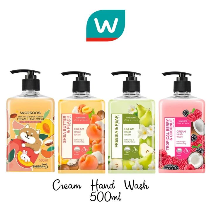 WATSONS Cream Hand Wash - Sabun Cuci Tangan 500ml | Lazada Indonesia