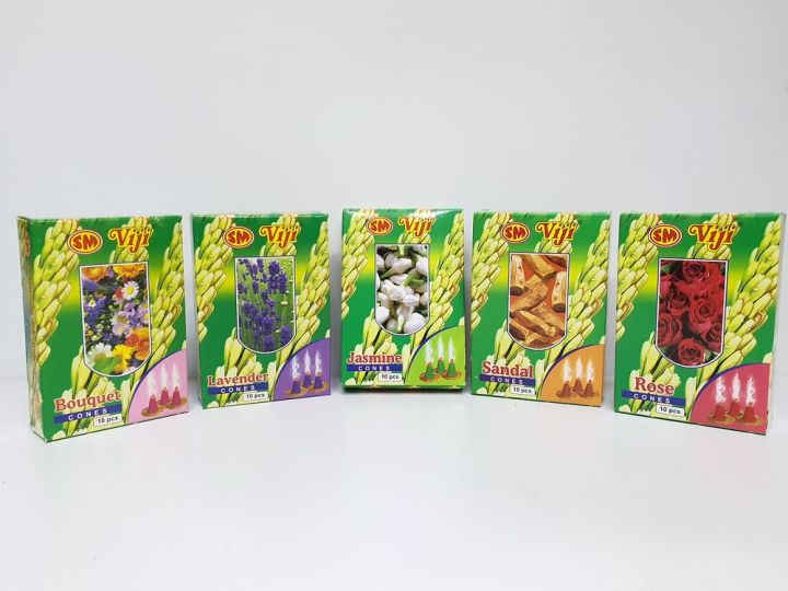 Viji Incense Cones (10 Incense Cones in 1 Box) | Lazada
