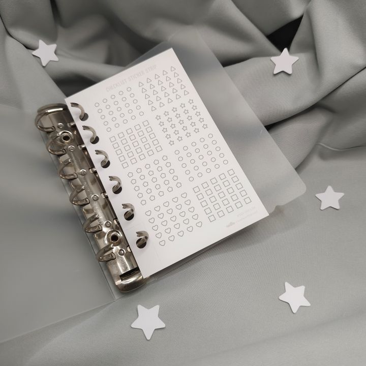 A7 Sticker Sheet Checkbox / Checklist Sticker Strips | Lazada PH