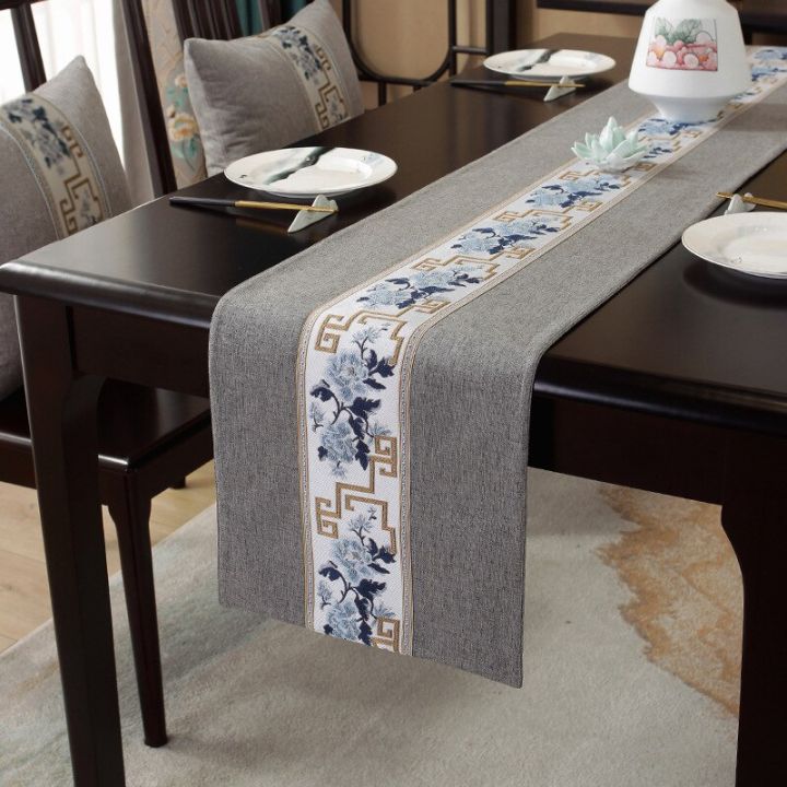 Chinese Style Table Runner for 2/4/6/8/10 Seater Handmade Floral ...