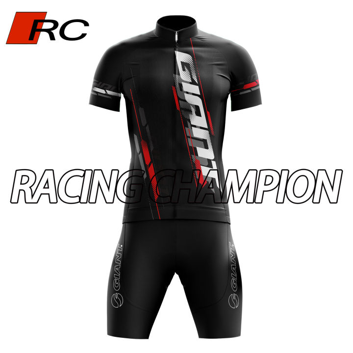 RC Cycling Jersey Set Men Women Unisex #40 Giant Bike Terno Half Zipper ...