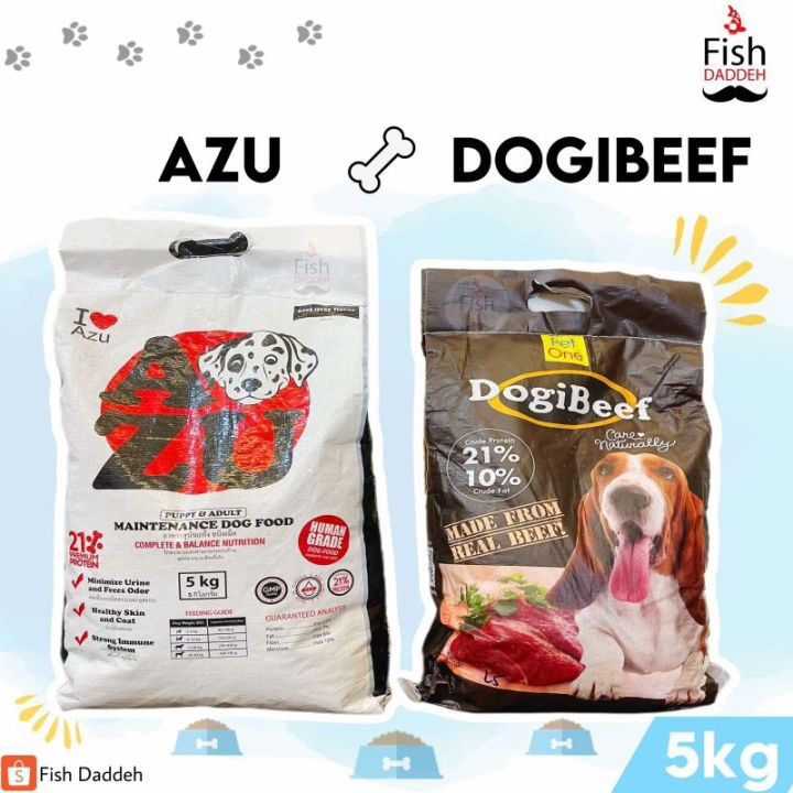 Azu Dog Food | DogiBeef 1kg 5kg for Puppy & Adult | Lazada PH