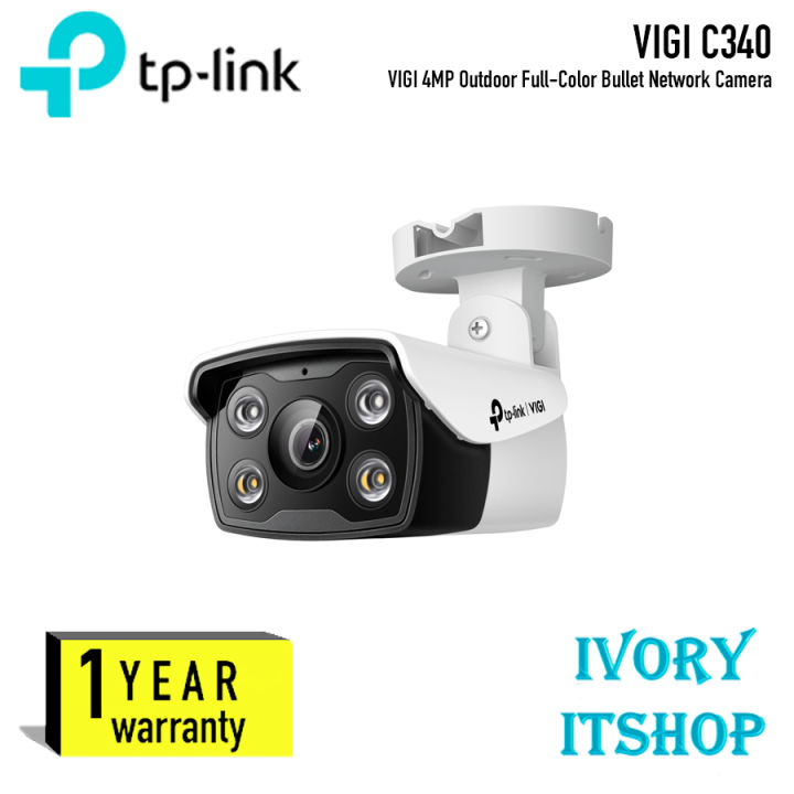 VIGI C340 VIGI 4MP Outdoor Full-Color Bullet Network Camera | Lazada.co.th