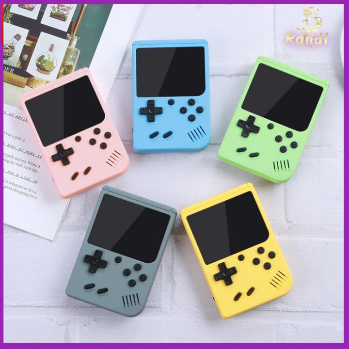 【Randi】500Games retro gaming console Macaron Gameboy 2Player Classic ...