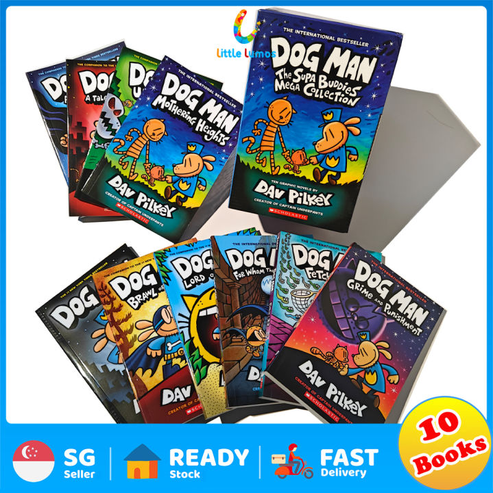 【Authentic】 Dog Man Set | 10 Books Original Dogman | The Supa Buddies ...