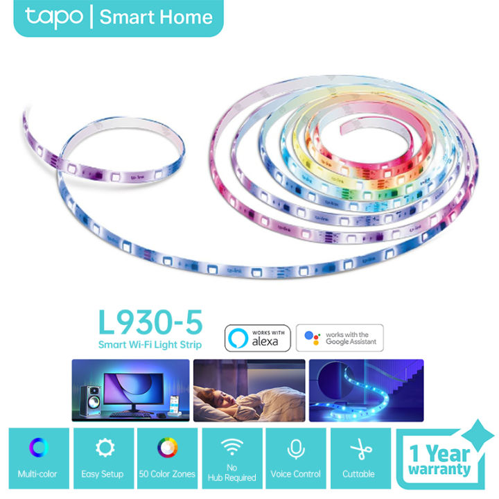 TP-Link Tapo | Tapo L930 Smart Wi-Fi Light Strip Multicolor | Lazada PH