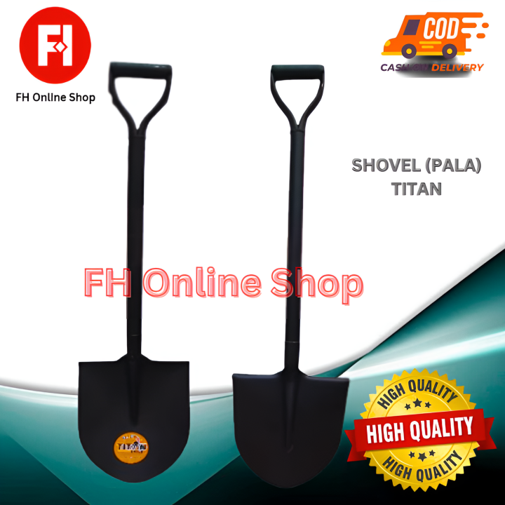 [COD]PALA Shovel Round Pointed and Square (Matte Black) TITAN High ...
