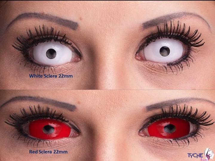 22mm Sclera Contact Lens Supernatural Dean Devil Eye Cos Movie ...