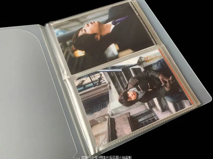 Transparent and simple photo album 5-inch 6-inch burning Japanese ...