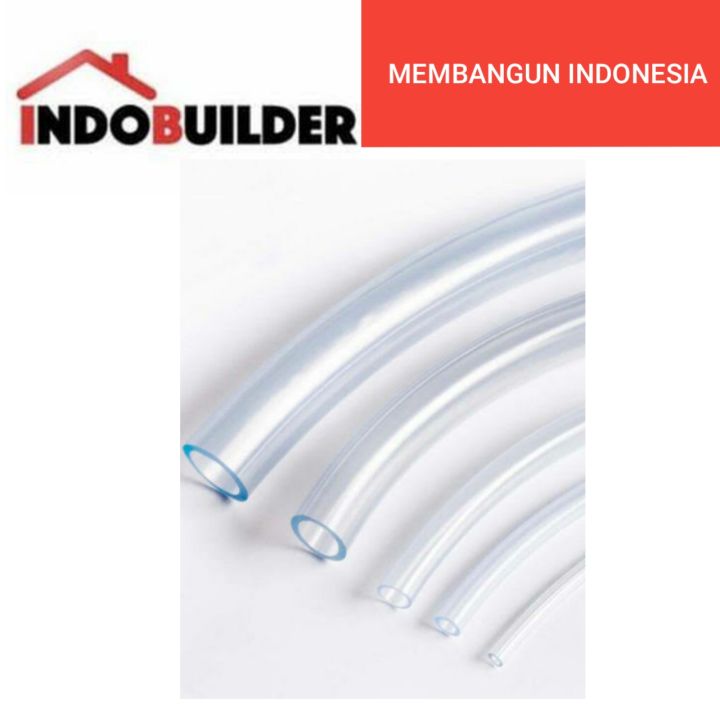 SELANG AIR BENING 1/4 INCH 6 MM PER METER / SELANG CLEAR TRANSPARAN / SELANG WATERPAS UKUR ...