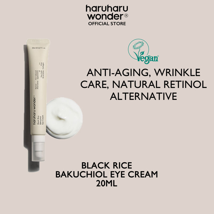 Haruharu Wonder Black Rice Bakuchiol Eye Cream 20mL | Lazada PH