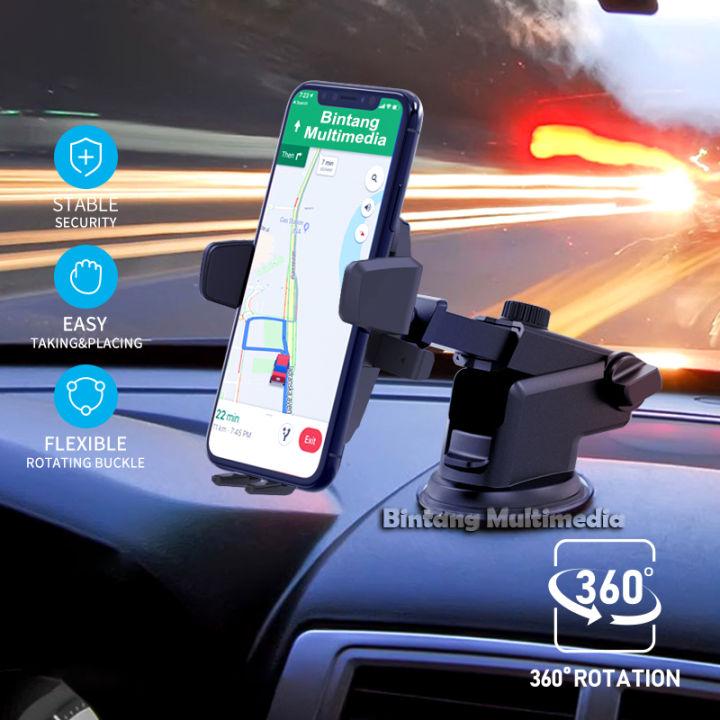 CH9 Phone Holder HP di Mobil Car Stand Dudukan Pemegang Handphone ...