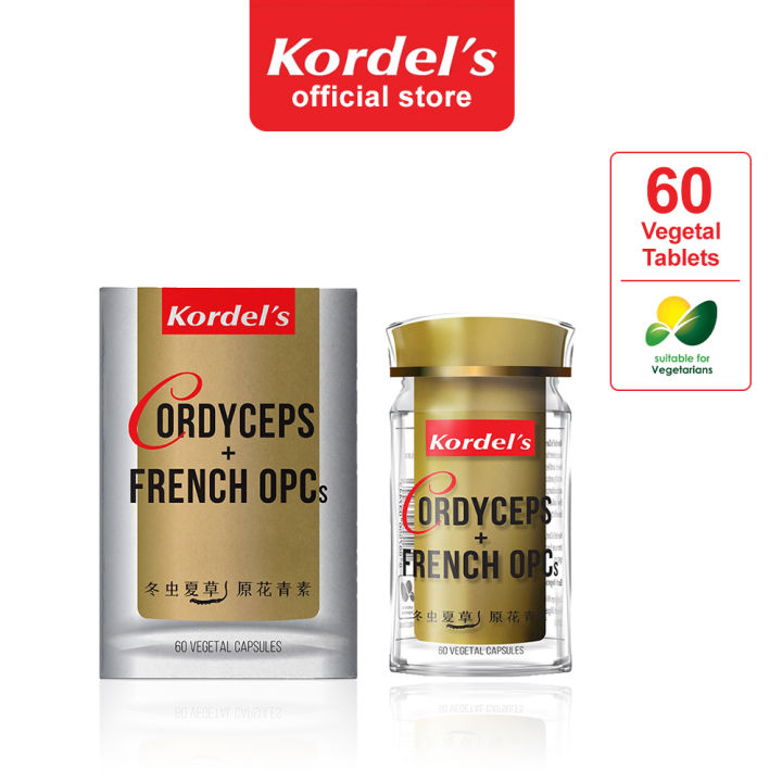 Kordel's Cordyceps + French OPCs 60 Capsules | Lazada Singapore