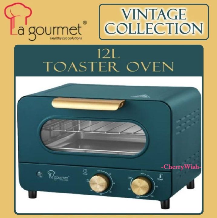 12L La Gourmet Toaster Oven 750W (Limited Vintage Collection) Dark ...