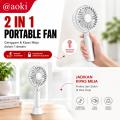 AOKI Kipas Mini Portable USB Rechargeable 18650 – 3 Kecepatan, Tahan ...