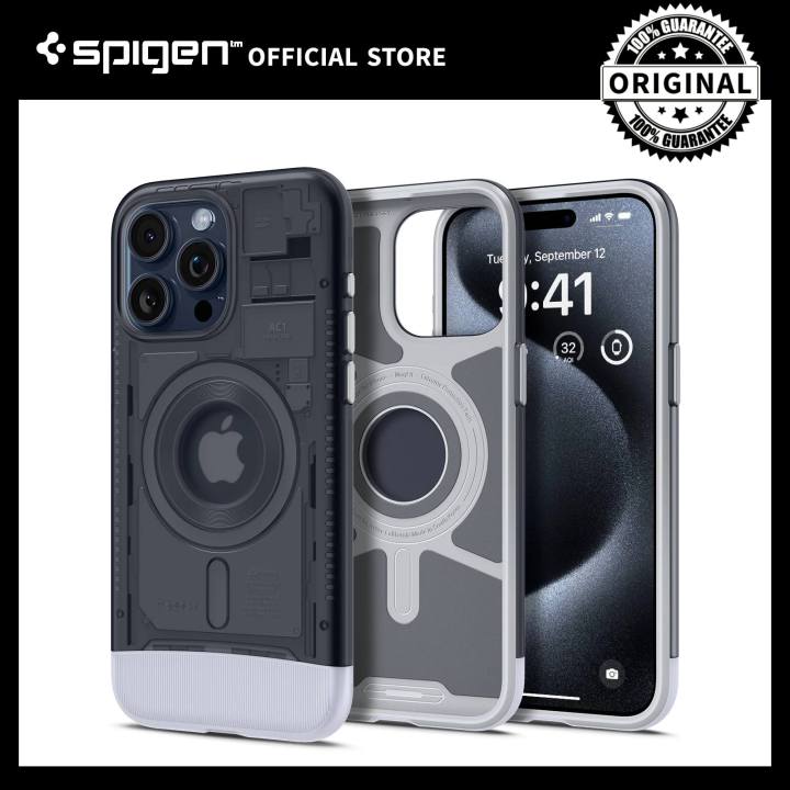 Spigen iPhone 15 Pro Case Classic C1 (MagFit) | Lazada PH