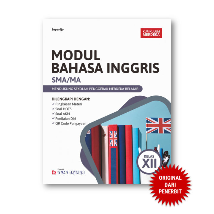 Modul Bahasa Inggris Kelas XII SMA MA Kurikulum Merdeka - Bumi Aksara | Lazada Indonesia