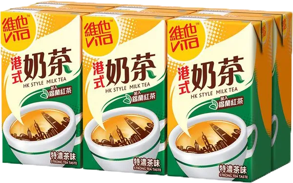 【香港进口-全现货】港版 VITA 维他港式奶茶原味 特浓茶味 6盒 x 250ml 6盒 | Made in Hong Kong Vita HK Style Milk Tea 250ml x ...