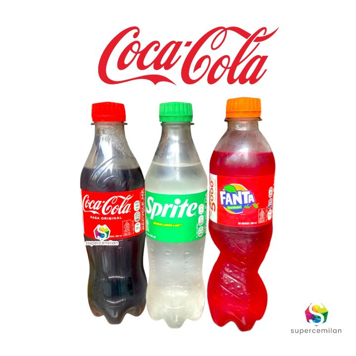 Coca Cola / Fanta / Sprite Botol Minuman Soda 390 ML | Lazada Indonesia