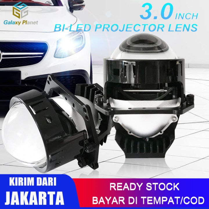 (Dikirim Dari Jakarta) 2Pcs BILED WST 3 INCH DC12V 45W Lensa Lampu LED ...