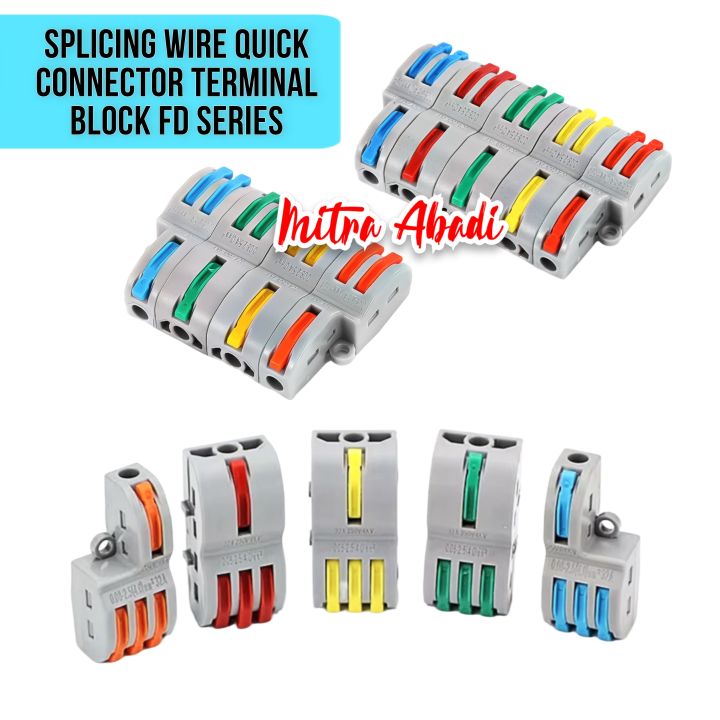 Splicing Wire Quick Connector Terminal Block FD Series / Blok Terminal ...