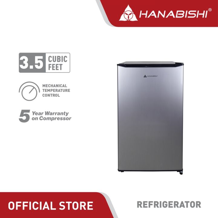 Hanabishi Refrigerator 3.3 cuft. Single Door with separate freezer ...