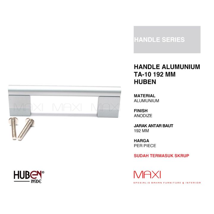Huben Handle TPA-10 192MM - Tarikan Handle Alumunium | Lazada Indonesia