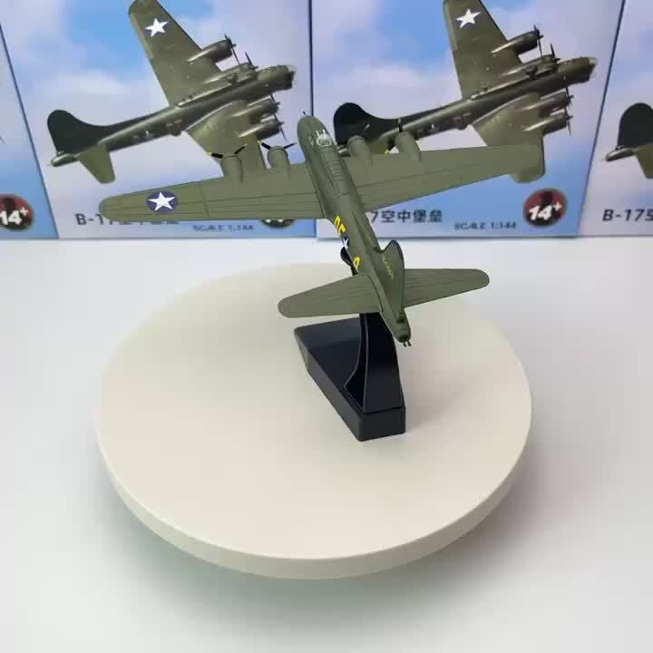 1144 Scale WWII US B17 B-17 Flying Fortress Heavy er โลหะทหารเครื่องบิน ...