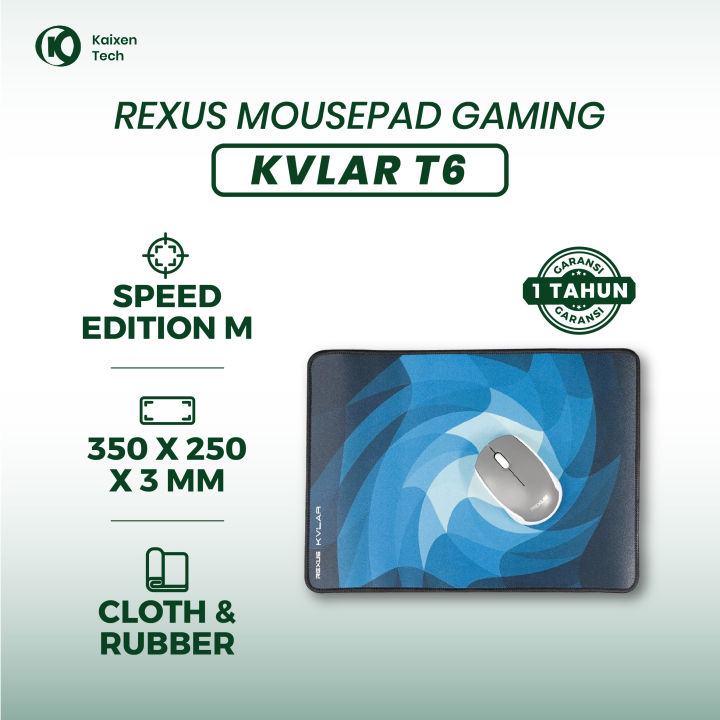 Rexus Gaming Mouse Pad Kvlar T6 (35cm) – Motif New Corak Elegan ...