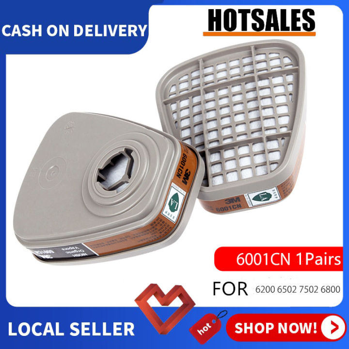 Local seller 3M Organic 6001CN Vapor Respirator Filter Cartridge For ...