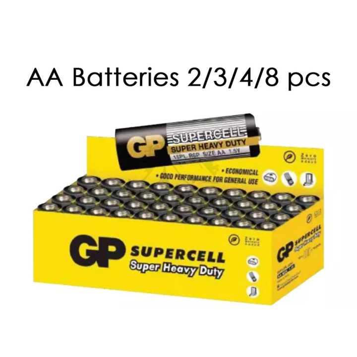 GP Supercell Super Heavy Duty AA Battery AAA Battery Double A 1.5V | Lazada
