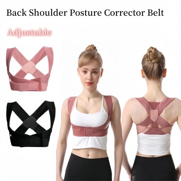 Back Posture Corrector Shoulder Adjustable Correction Posture Sports ...