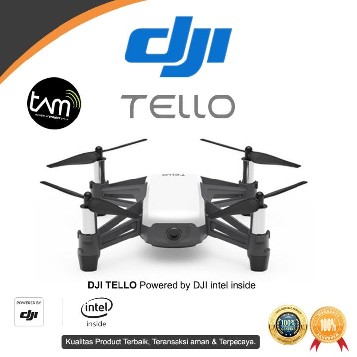 DJI TELLO GARANSI RESMI - DRONE DJI TELLO | Lazada Indonesia