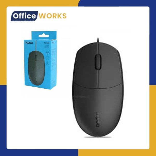 Rapoo N100 Wired Optical Mouse | Lazada PH
