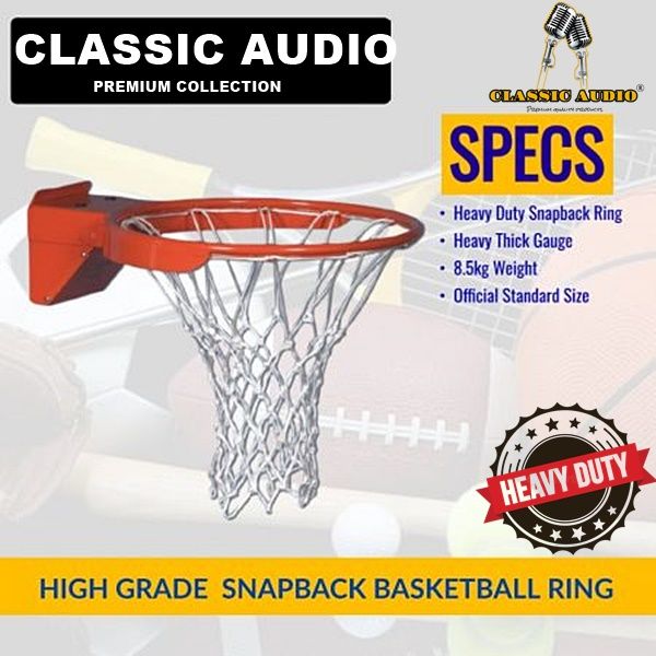 Basketball Ring Basketball Hoops 18 inch Snap back (super heavy duty ...