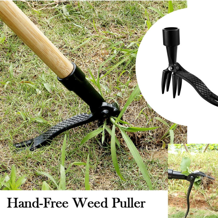 Garden Weeder Tool Metal Lawn Sturdy Digging Puller Hand Weeding ...