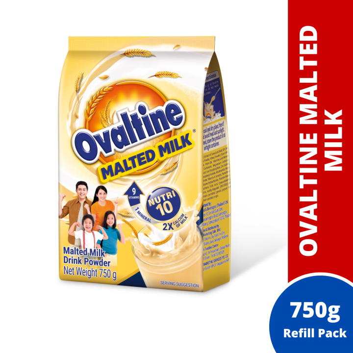 Ovaltine Malted Milk (750g - Refill Pack | 400g - Jar) | Lazada