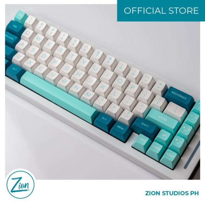 Domikey SA Aqua Keycaps Mechanical Keyboard Keycap Set Key Caps Zion ...
