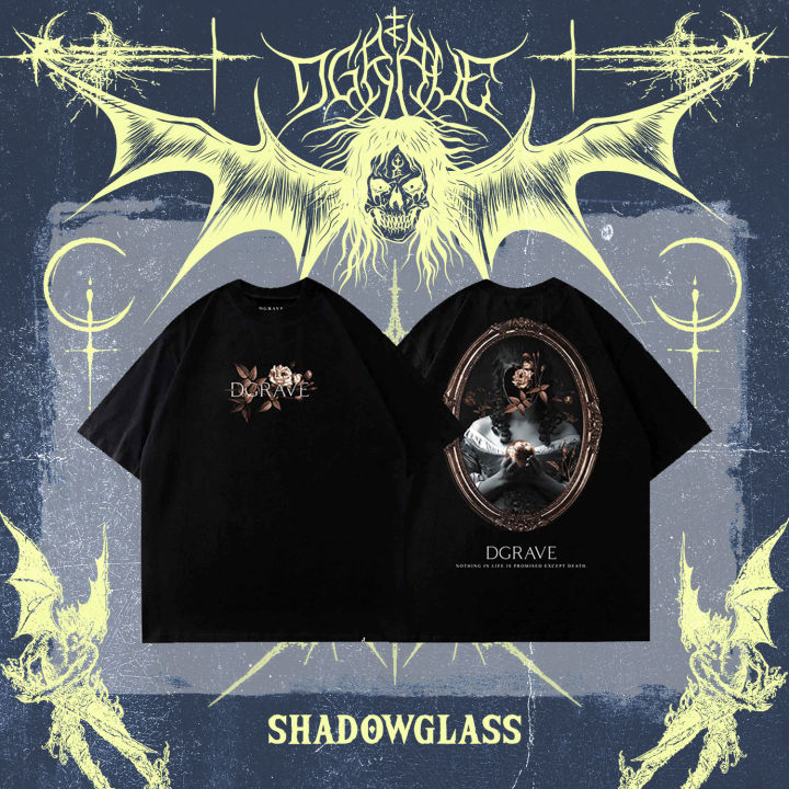 DGRAVE CREATIONS 'SHADOWGLASS' T-SHIRT | Lazada PH