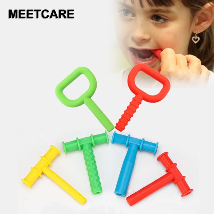 Kid Chewing Tube Speech Therapy Teeth Massager Children Talk Tools For ...