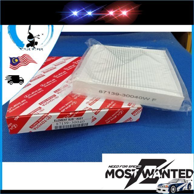 CABIN AIR COND FILTER TYT VIOS NCP93 ALTIS WISH CAMRY ACV40 ESTIMA ...