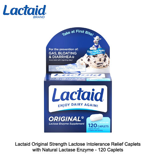 (Please Choose Variant) Lactaid Original Strength Lactose Intolerance ...