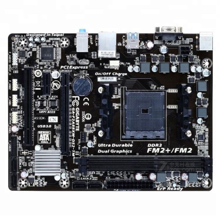 GIGABYTE GA-F2A88XM-DS2-TM USED A88X Motherboard FM2 FM2+ DDR3 64G desktop Mainboard matx A88 ...