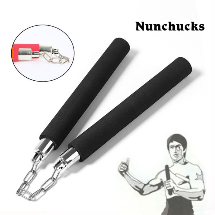 Foam Rubber Safety Nunchucks Sponge Stick Training Martial Arts ...
