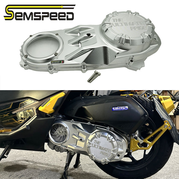 SEMSPEED Motorcycle CNC Crankcase Crank Case Transmission Sprocket ...