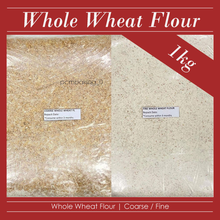Whole Wheat Flour 1kg Golden Wheat Flour Coarse Fine 1kg | Lazada PH