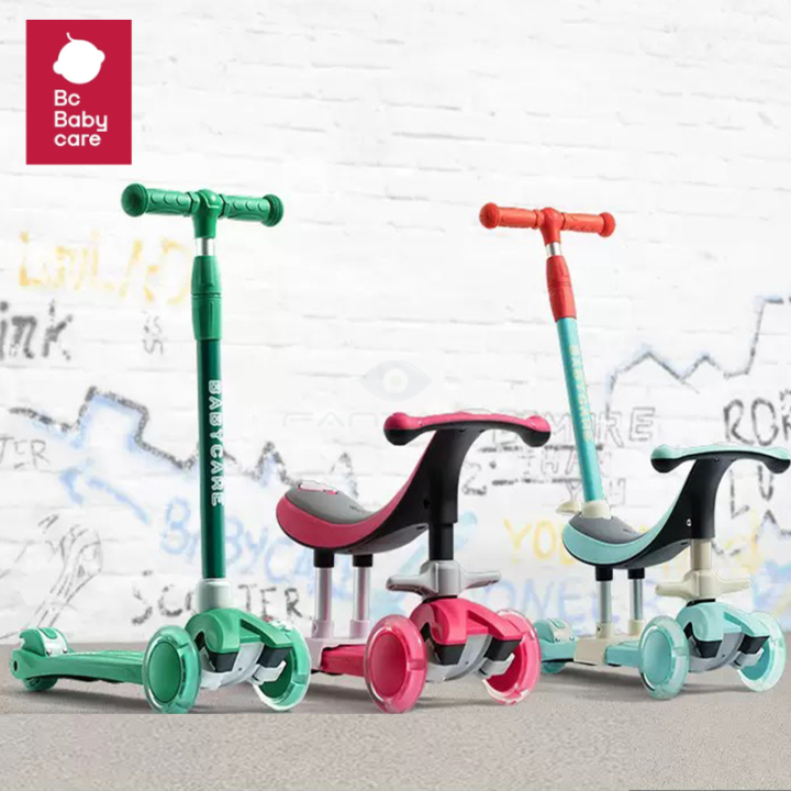 Bc Babycare 3 in 1 folding scooter childrens scooter kids car play toy ...