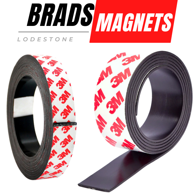 FLEXIBLE Magnetic Strip 3M ADHESIVE 1-Meter x 1.5mm & 3mm Thickness ...
