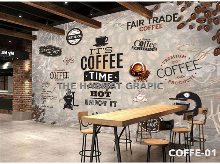 TERLENGKAP!!! Wallpaper dinding Coffee shop Cafe - Wallpaper coffeeshop ...