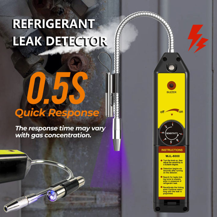 เครื่องตรวจรอยรั่ว Freon Chfc สารทำความเย็นฮาโลเจนจอภาพเครื่องปรับอากาศ ...